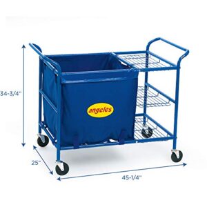 Angeles Rolling Ball Cart, Gym Sports Equipment Storage, Rolling Utility Cart