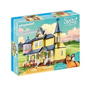 playmobil dreamworks spirit lucky's house playset