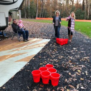 BucketBall | Giant Yard Pong Edition Starter Pack | Best Beach, Pool, Yard, Camping, Tailgate, BBQ, Lawn, Water, Indoor, Outdoor Game Toy for Adults, Boys, Girls, Teens, Family