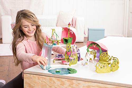 Schleich bayala 54-Piece Fairy Dollhouse & Stable with Unicorns Toy Set for Kids Ages 5-12