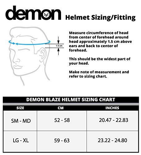 Demon Bike Helmet, 11.5 OZ Weightless Edition, 25 High Flow Air Vents, Removable Visor, Washable Fit Pads, Patented Fidlock Self Closing Buckle