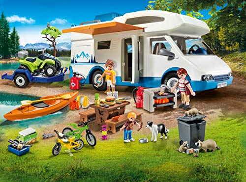 Playmobil Camping Mega Set Toy, Multicolor