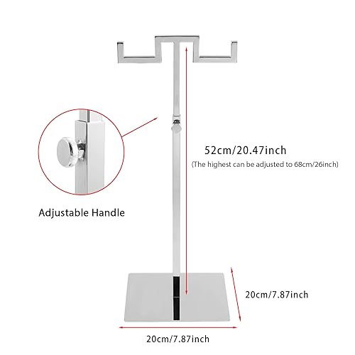 Polmart Tabletop Adjustable Double Hook Handbag Purse Display Stand