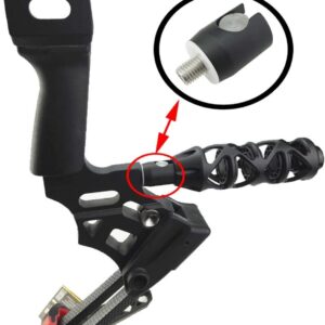 SHARROW Archery Bow Stabilizer Quick Disconnect Adapter Adjustable Mounting Bracket Balancing Adapter for Recurve Compound Bow