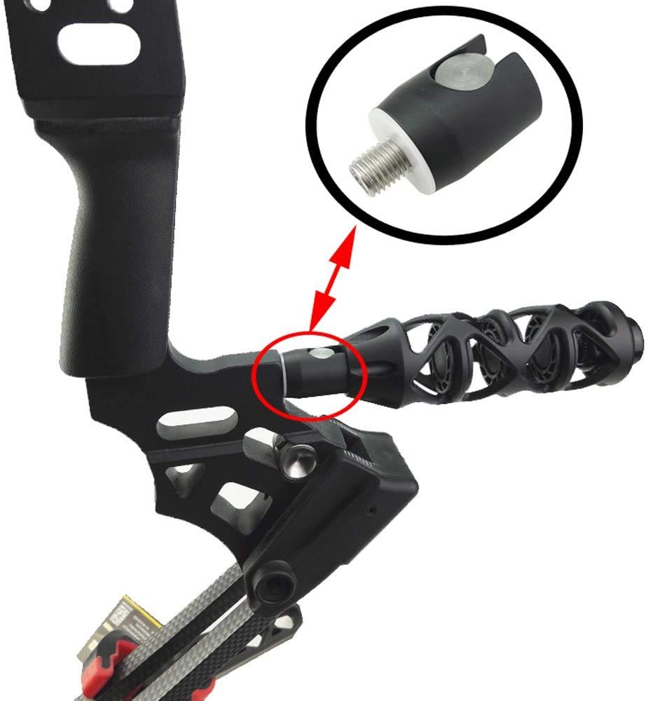 SHARROW Archery Bow Stabilizer Quick Disconnect Adapter Adjustable Mounting Bracket Balancing Adapter for Recurve Compound Bow