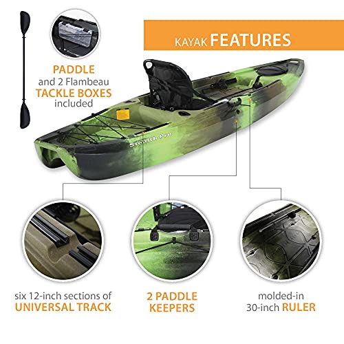 Lifetime Pro Angler 118 Fishing Kayak, Gator Camo