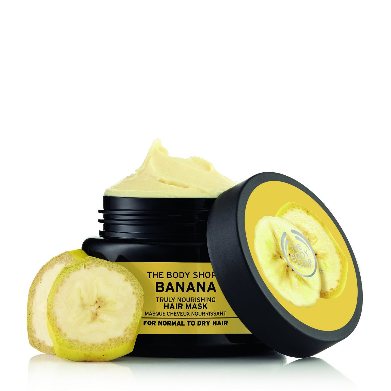 The Body Shop Banana Truly Nourishing Hair Mask, 8.2 Fl Oz (Vegan)