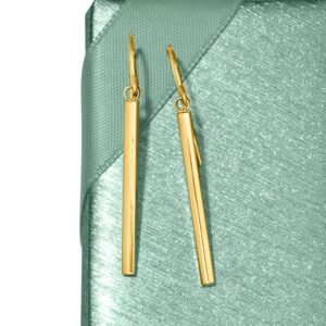 Ross-Simons 14kt Yellow Gold Linear Drop Earrings