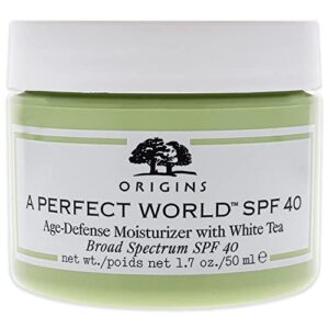 Origins A Perfect World SPF 40, Age-Defense Moisturizer With White Tea, 1.7 Fl Oz