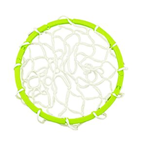 fp fisher price i can play basketball - replacement net & ring assembly (lime green)