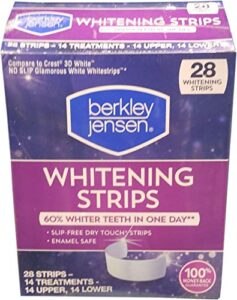 berkley & jensen 105374 whitening strips, 28 count