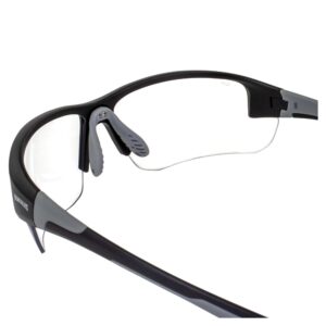 Global Vision Eyewear Hercules 7 Safety Glasses Black Frame (Clear)