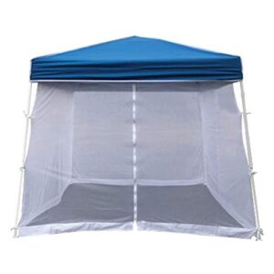 z-shade 10' horizon angled leg breathable mesh screen shelter protectant attachment for horizon canopy tents, blue (attachment only)