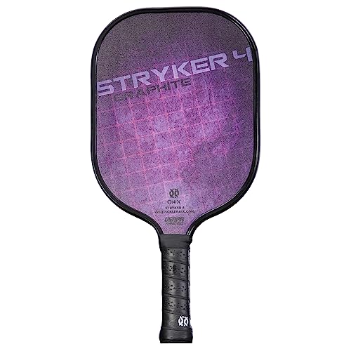 Onix Graphite Stryker Pickleball Paddle Features Oversized, Nomex, Paper Honeycomb Core, and Graphite Face