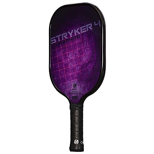 Onix Graphite Stryker Pickleball Paddle Features Oversized, Nomex, Paper Honeycomb Core, and Graphite Face