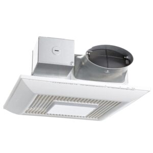 panasonic fv-0810vssl1 whispervalue dc ventilation fan with light - 80 or 100 cfm