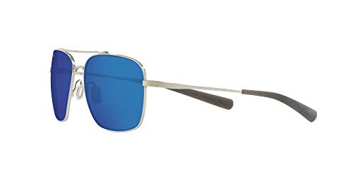 Costa Del Mar Man Sunglasses Palladium Frame, Blue Mirror Lenses, 59MM