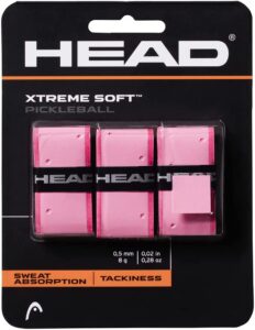 head extremesoft pickleball paddle overgrip - tacky paddle grip tape - pink