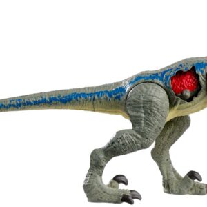 JURASSIC WORLD BATTLE DAMAGE Velociraptor Blue