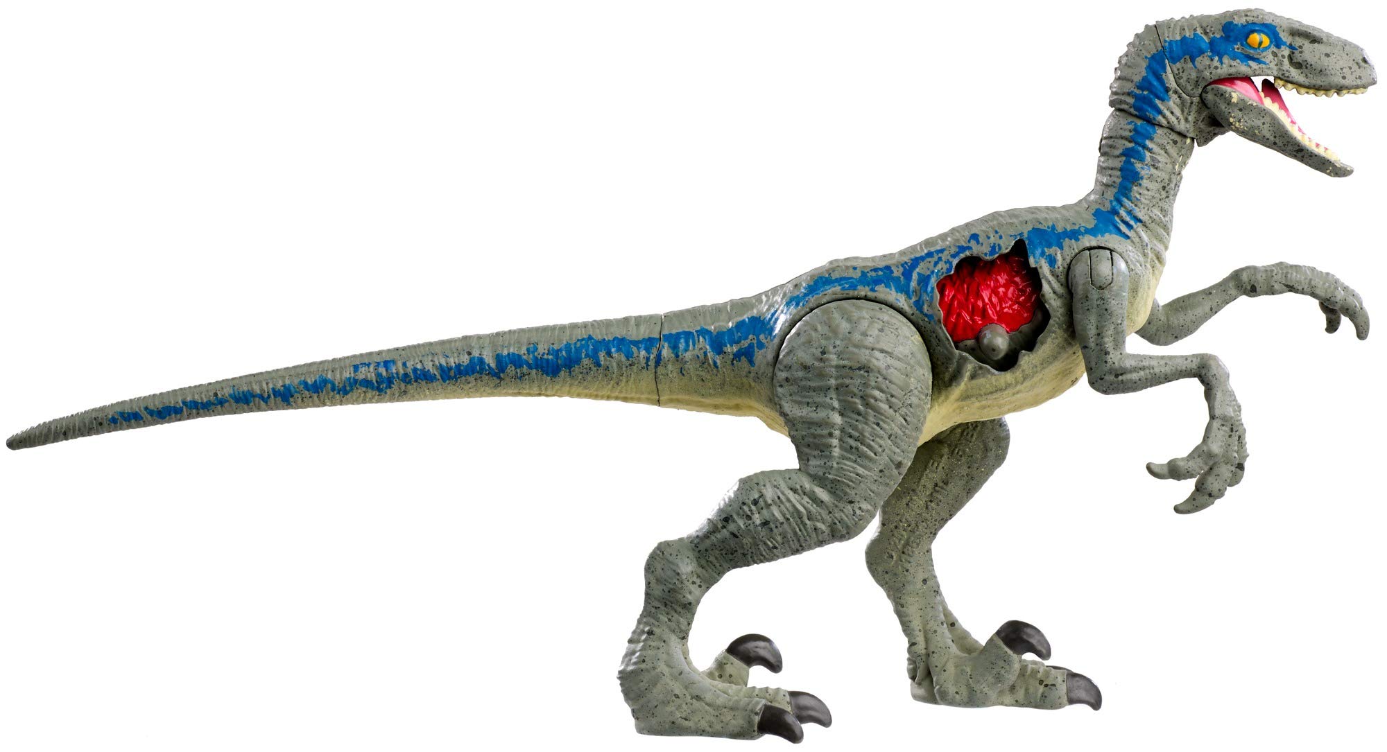 JURASSIC WORLD BATTLE DAMAGE Velociraptor Blue