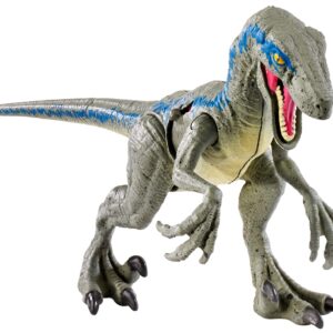 JURASSIC WORLD BATTLE DAMAGE Velociraptor Blue