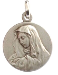 our lady of sorrow medal - the patron saints medals