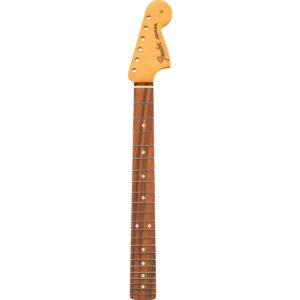 fender classic player jaguar neck, c shape, 22 medium jumbo frets, pau ferro fingerboard