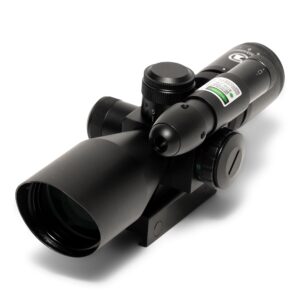 osprey global 2.5-10x40 scope with green laser and mil dot reticle