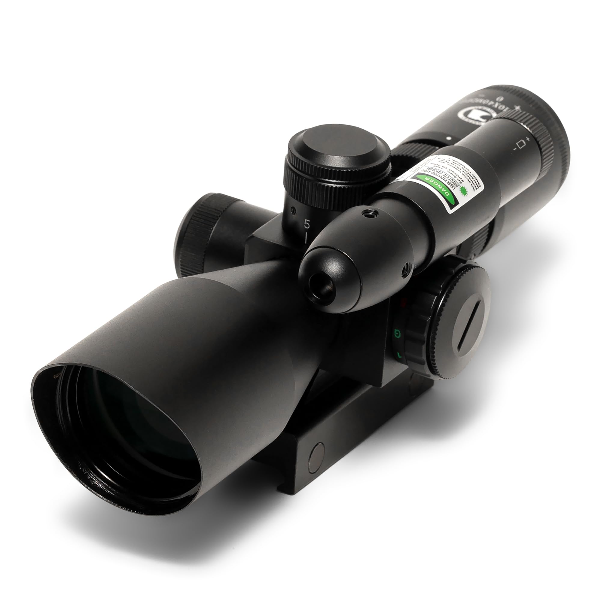 Osprey Global 2.5-10X40 Scope with Green Laser and Mil Dot Reticle