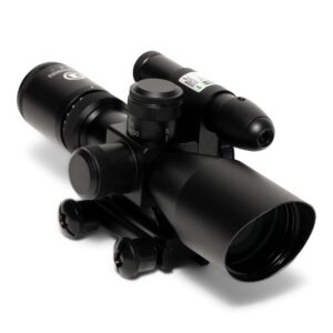 Osprey Global 2.5-10X40 Scope with Green Laser and Mil Dot Reticle