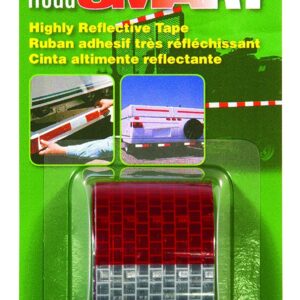 Incom RE800 1-1/2" x 4' Red & Silver Reflective Tape