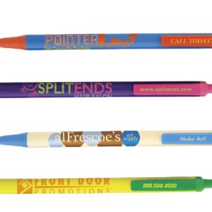 300 Personalized BIC Clic Stic Pens Printed with Your Logo or Message