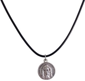 i g j the holy face shroud of jesus christ medal - real italian masterpiece (holy face medal with cord)