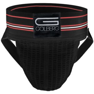 golberg mens athletic supporter 2 pack black medium