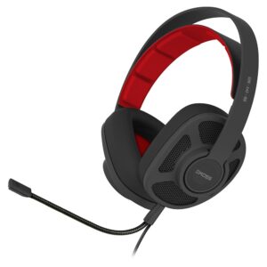 Koss GMR-545-AIR USB Over-Ear Gaming Headphones, Two Cords with Microphone Included, Open-Back Design, Wired with USB Plug, Black