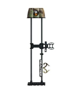 tightspot hunting shooting archery lightweight 5-arrow full-size quiver with quick draw system, realtree edge, right hand