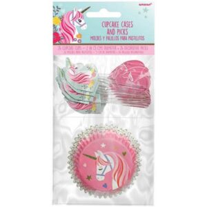 magical unicorn cupcake kit for 24 (48pc)