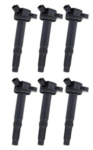 ena set of 6 ignition coil pack compatible with mercury ford 2008-2012 escape, 2006-2012 fusion, 2009-2011 mariner 2006-2011 milan, 2006 lincoln zephyr replacement for dg514 c1594 uf486 3.0l v6