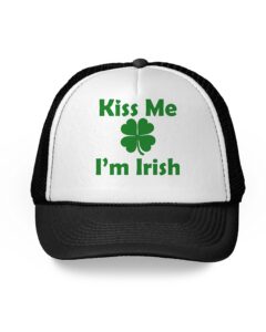 awkward styles irish st. patrick's day hat proud irish trucker hat baseball caps kiss me i'm irish hat