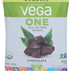 Vega One Organic Plant Protein Powder, Chocolate, 1.5 Ounce