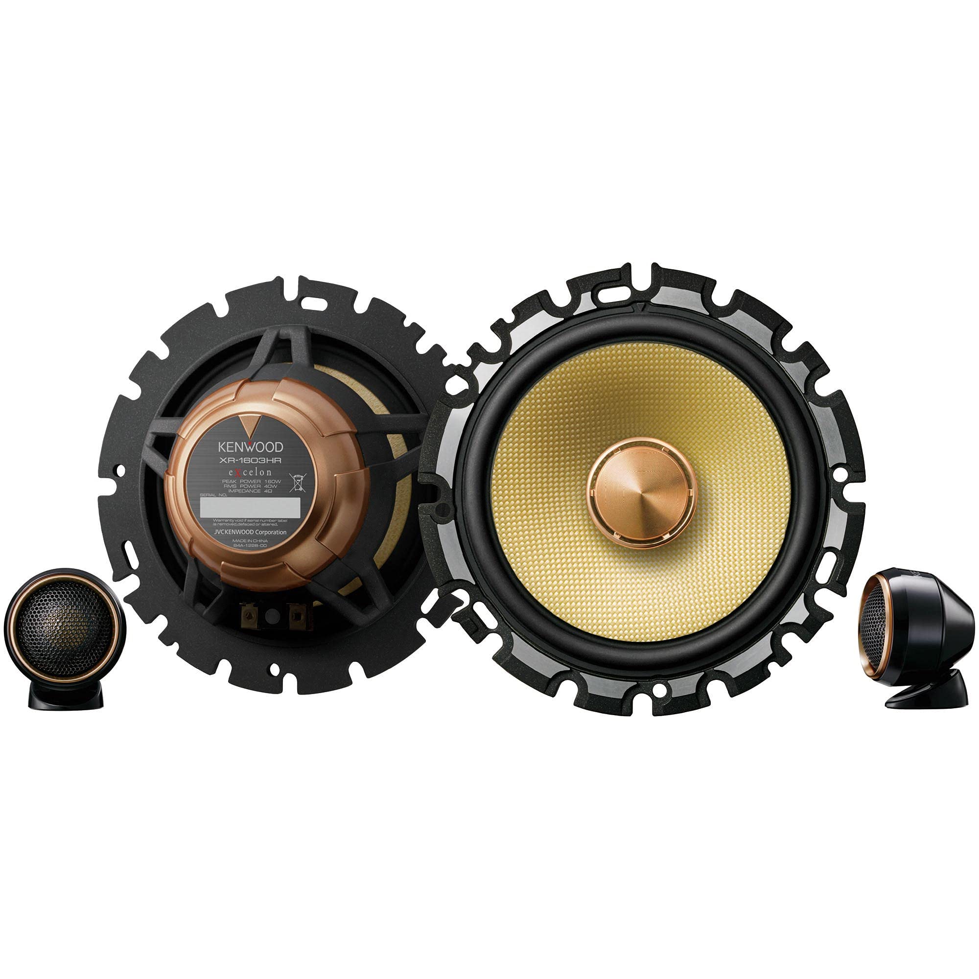 Kenwood Excelon Reference XR-1603HR 6.5" Component Speaker Pair