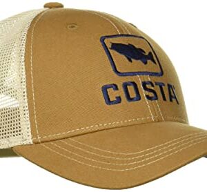 Costa XL Trucker Hat, Bass, Working Brown + Stone