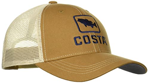 Costa XL Trucker Hat, Bass, Working Brown + Stone