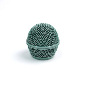 replacement mesh microphone grille for shure sm58 565sd lc sv100,green