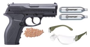 crosman phantom p10kt co2-powered semi-auto bb air pistol kit