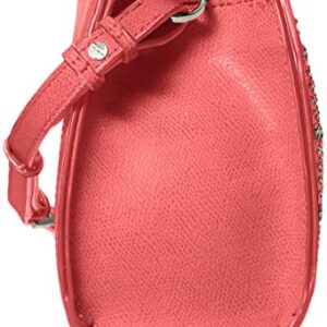 Calvin Klein womens Calvin Klein Clementine Mercury Leather & Celestial Stud Embellished Crossbody, rose quartz, One Size