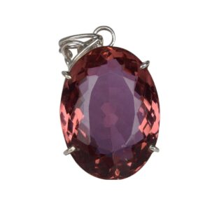 gemhub gemstone for necklace 143.25 carat color change oval cut alexandrite necklace, alexandrite gemstone pendant, bride necklace