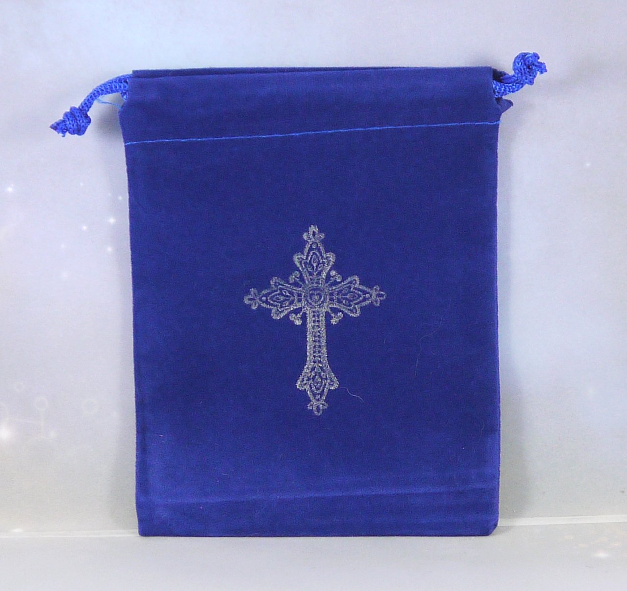 Kit Johnson Designs, Anglican Rosary Beads Amethyst Celtic Cross, Prayer Bag, Instruction Booklet