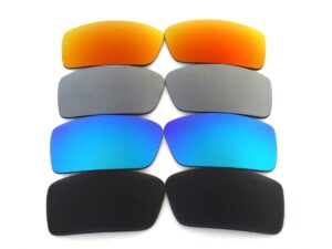 galaxy replacement lenses for oakley gascan polarized black/blue/titanium/red