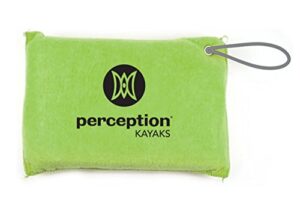 perception kayak sponge | kayaking water absorbing sponge | absorbs up to 1 liter, yellow, one size